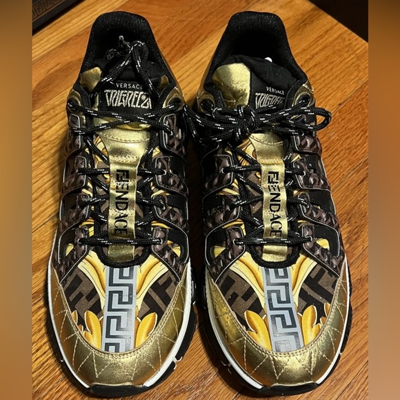 Versace | Shoes | Versace X Fendi Fendace Trigreca Sneakers | Poshmark